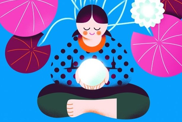 Ahra Kwon Illustrates Colorful Little Worlds - https://everydaymonkey.com