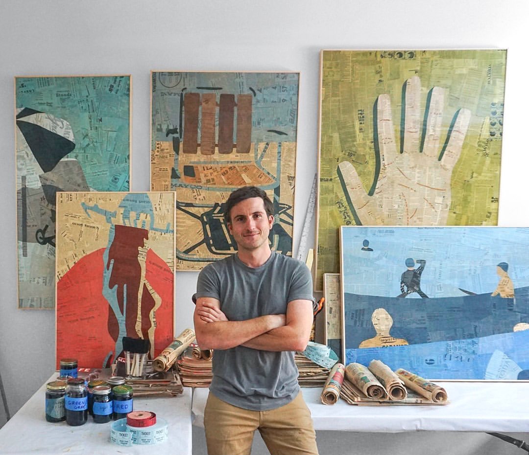 Patrick Nelson Creates Vintage Collages - https://everydaymonkey.com