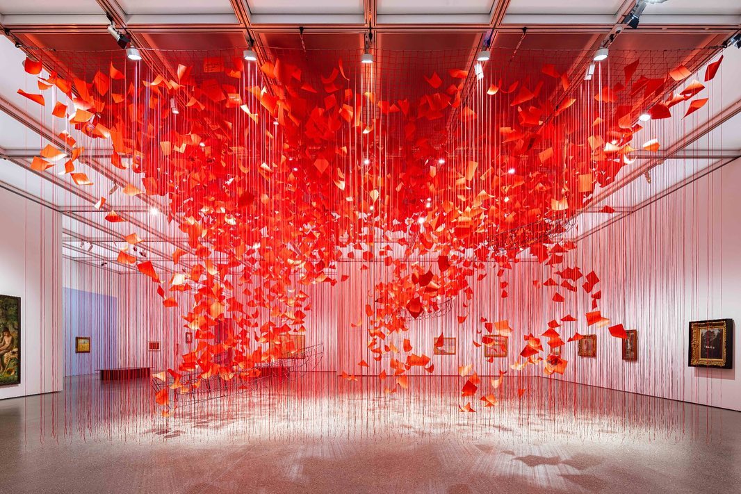 Shiota Uses Thread to Create Jaw-Dropping Art - https://everydaymonkey.com