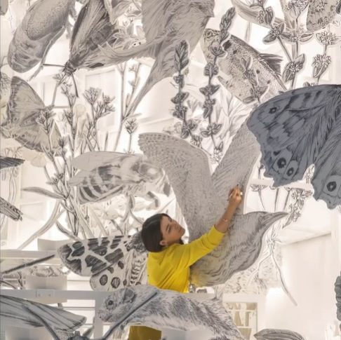 Impressive Art Installation in the UK Draws Attention to 243 Endangered ...