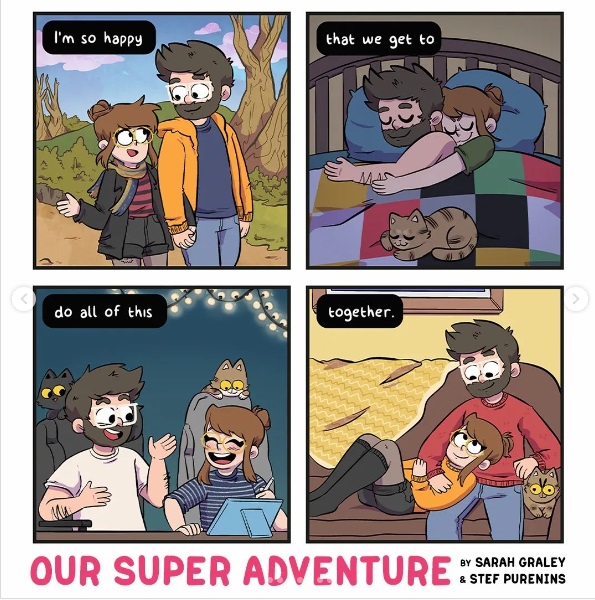 Sarah Graley is Capturing Cute Relationship Moments Through "Our Super ...