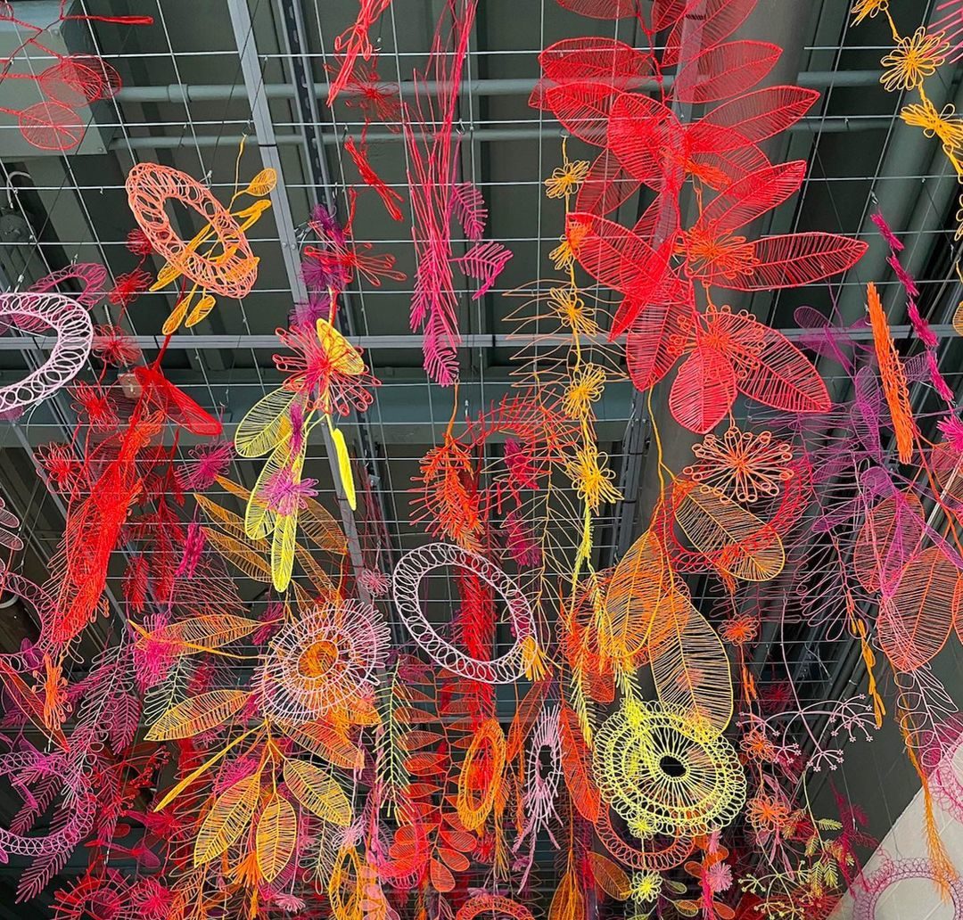 Amanda McCavour Creates Large-Scale Embroidery Installations - https ...