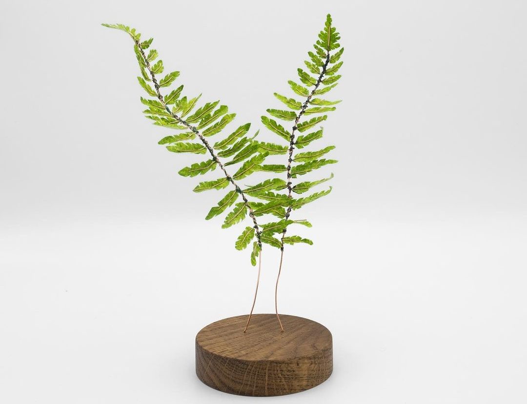Lauren Puren Creates Botanical Sculptures Using Wires and Fabric ...