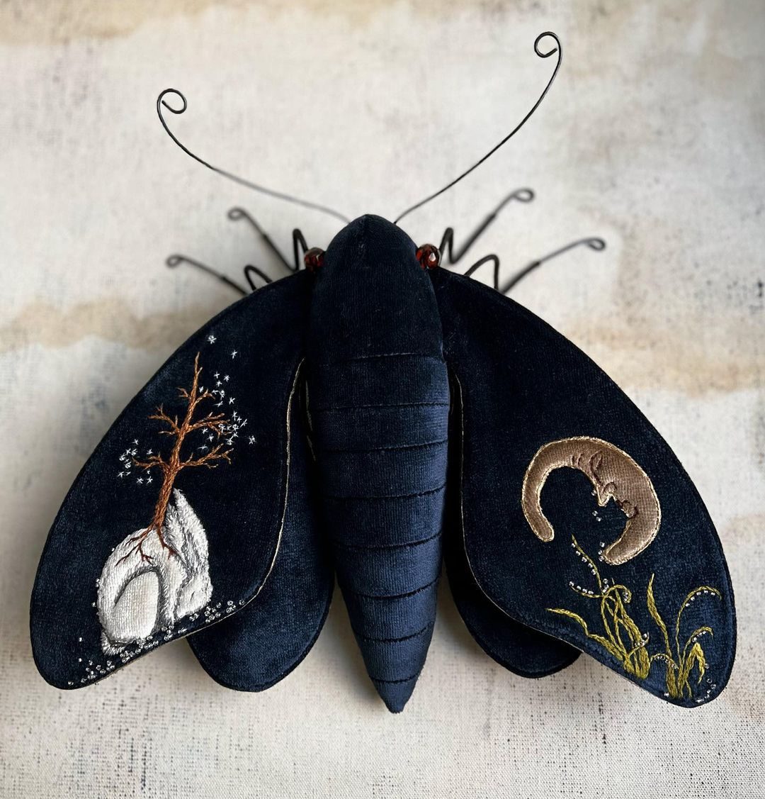 Check Out These Unique Plush Moths by Larysa Bernhardt - https ...