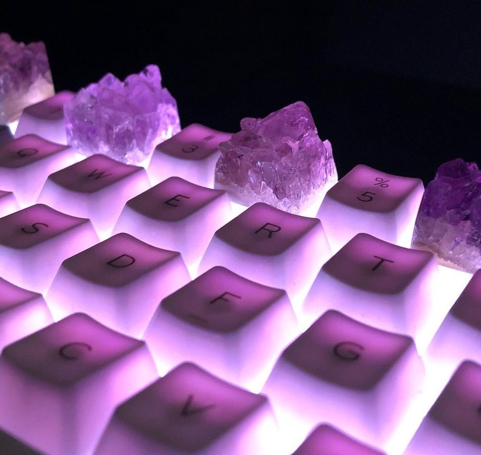 Carter Stay Upgrades Keyboards Into Works of Art Using Gemstones ...