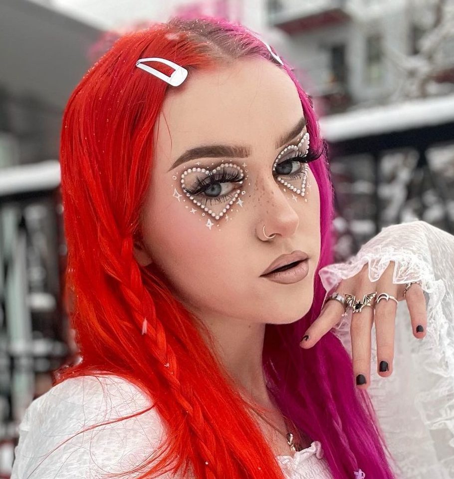 Maddy Harms Will Rock Your World With Her Colorful Makeup Looks - https ...