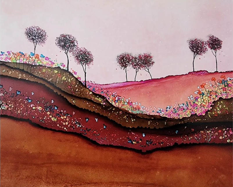 Jan Matthews' Art is Quaint and Peaceful - https://everydaymonkey.com