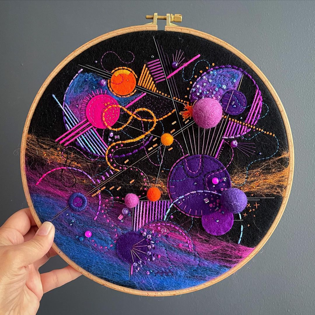 Angie Hall Anderson is Taking Abstract Embroidery to the Next Level ...