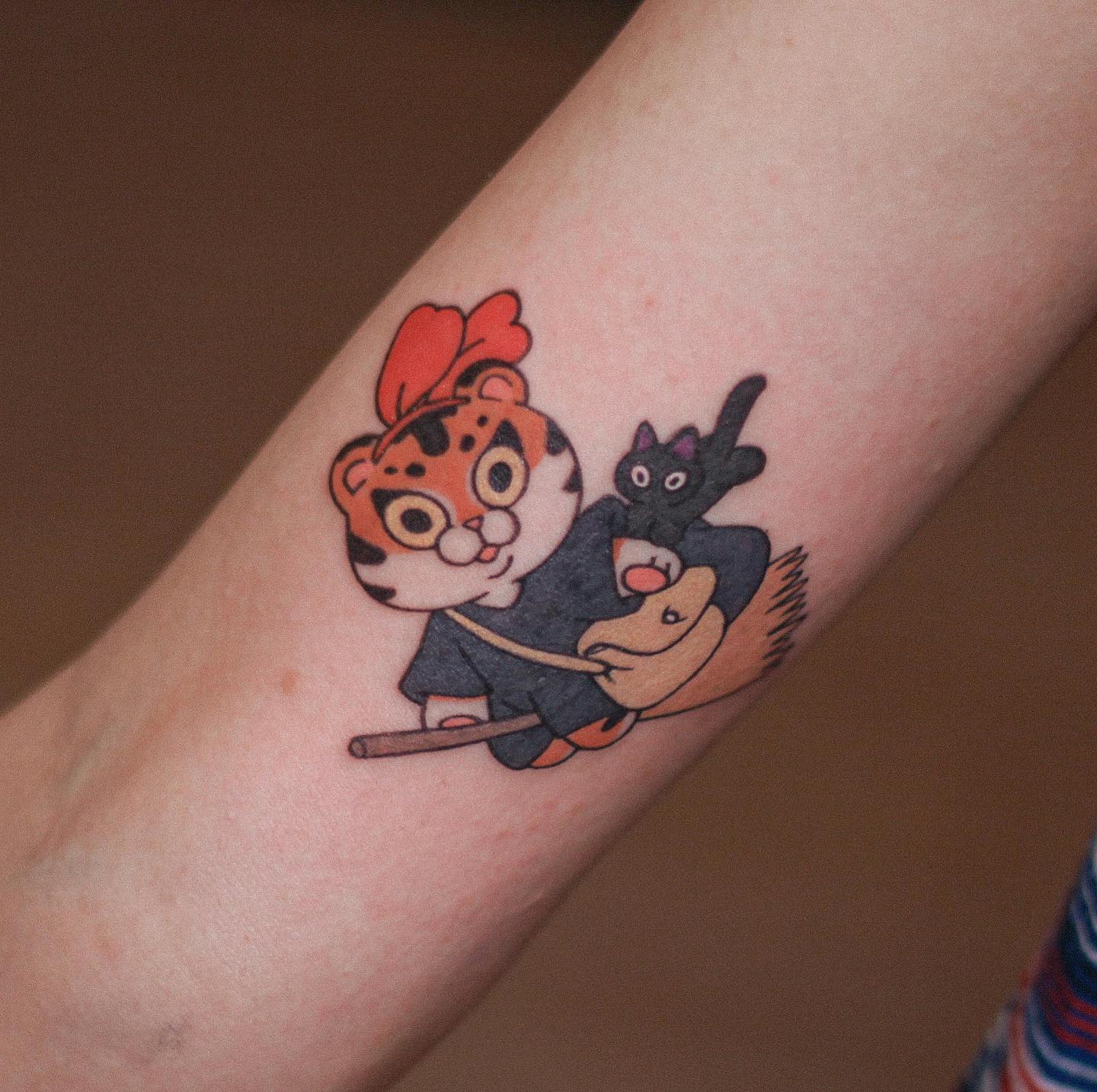 These Cartoonish Animal Tattoos Looks So Cool - https://everydaymonkey.com