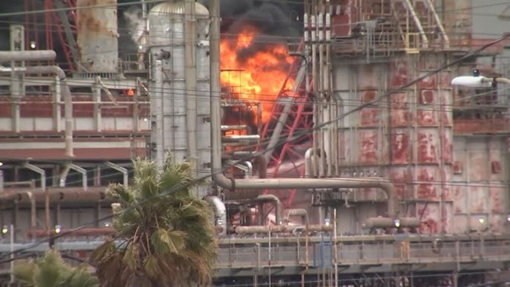 Massive Fire Erupts at Martinez Refinery; Shelter-in-Place Order Lifted ...